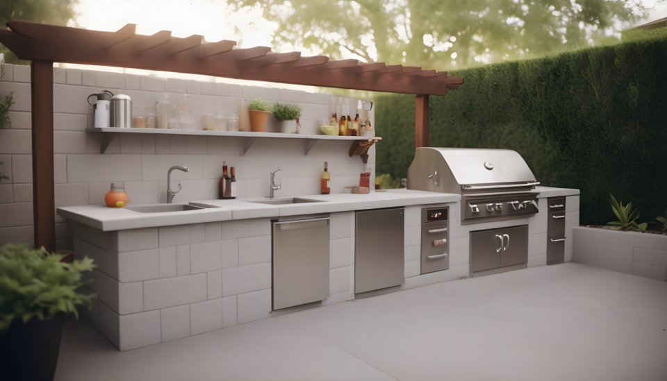 How to Build an Outdoor Kitchen with Cinder Blocks