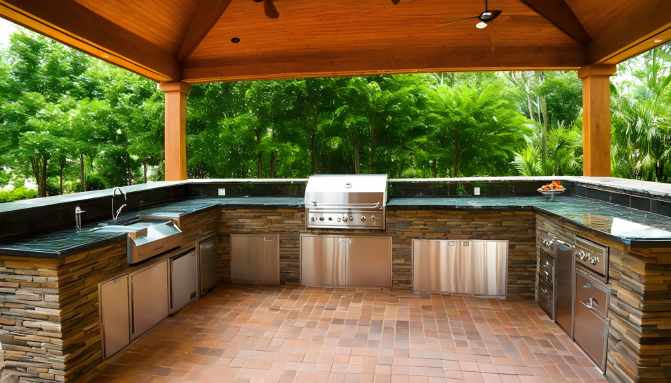 Outdoor Kitchen Cover Design Ideas - Enclosed Kitchens