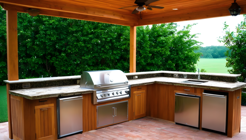 Outdoor Kitchen Cover Design Ideas - Enclosed Kitchens