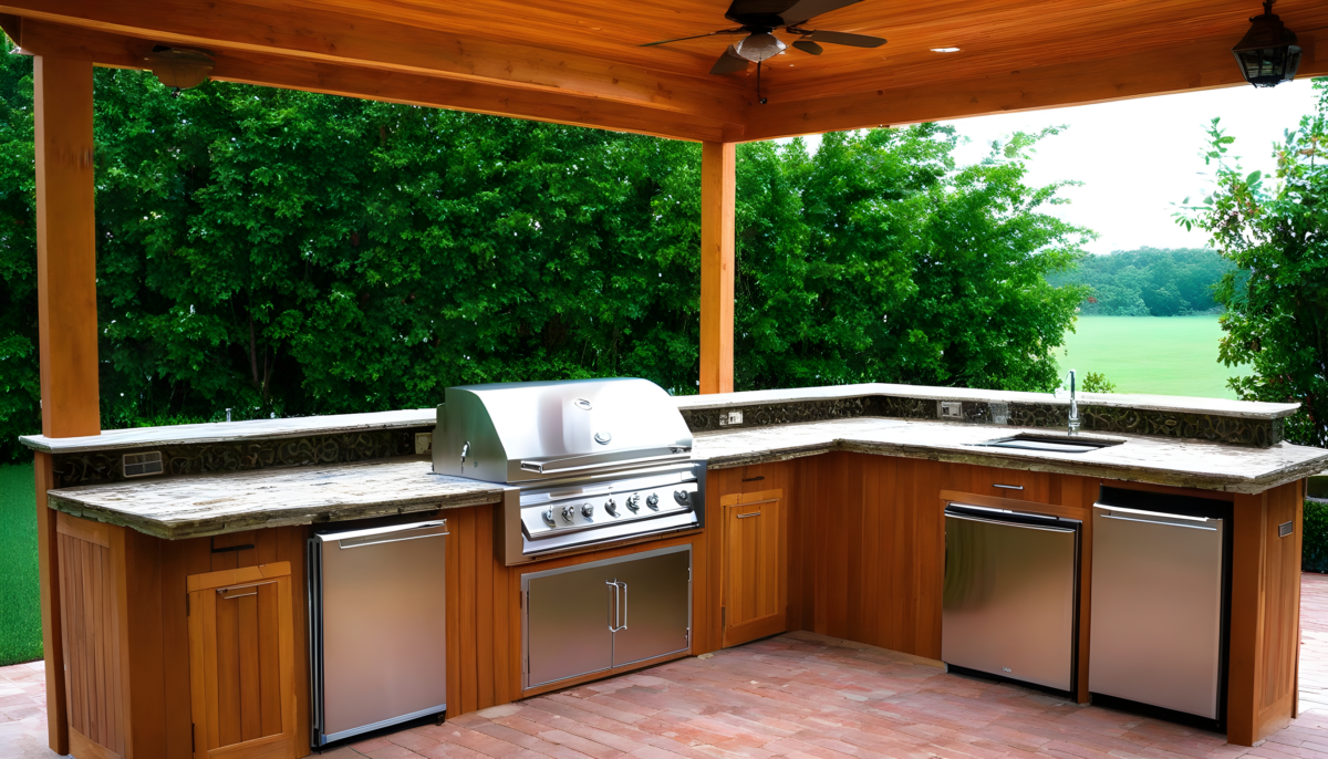 Outdoor Kitchen Cover Design Ideas - Enclosed Kitchens