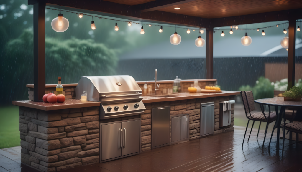 Can Outdoor Kitchens Get Wet? Weatherproof Guide