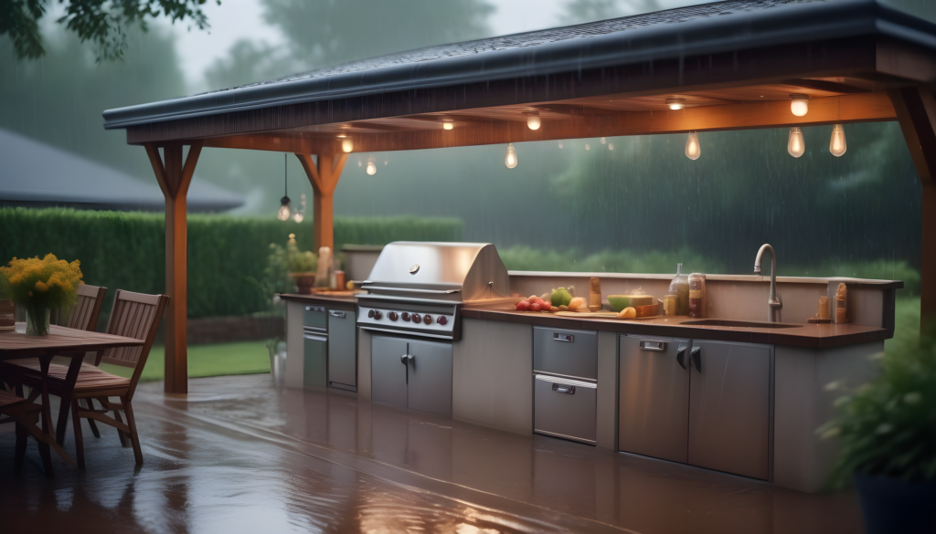 Can Outdoor Kitchens Get Wet? Weatherproof Guide
