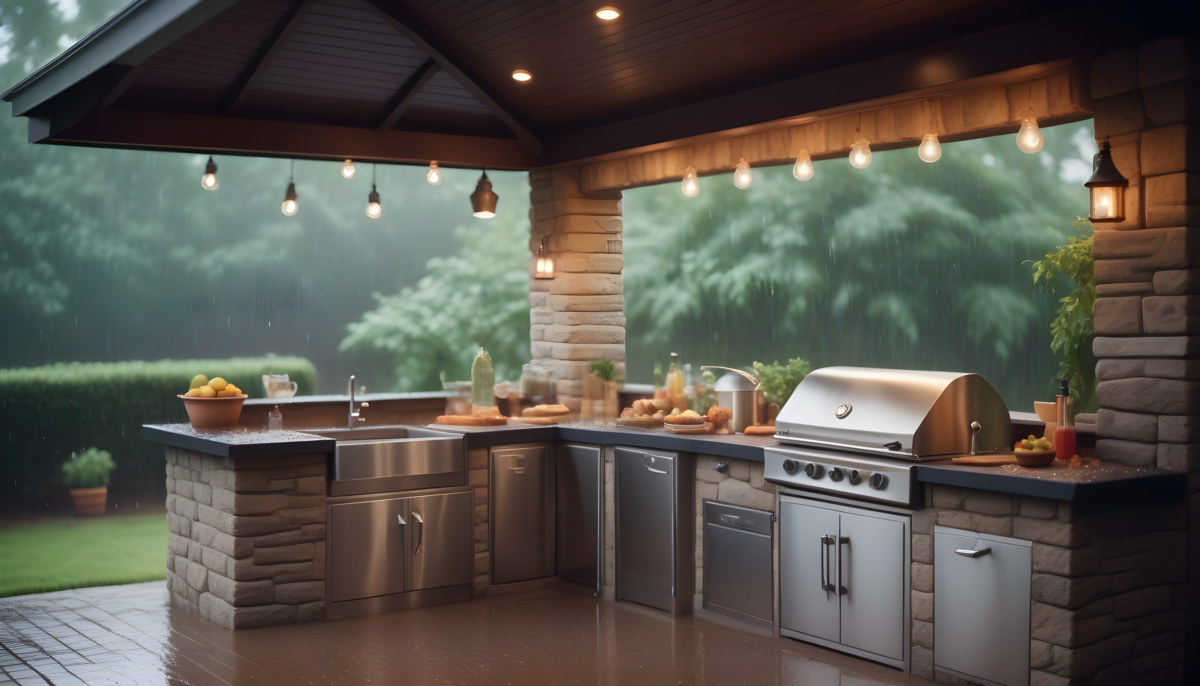 Can Outdoor Kitchens Get Wet? Weatherproof Guide