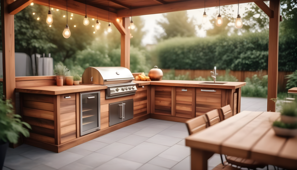 Can You Build an Outdoor Kitchen with Wood? Find Out Now!