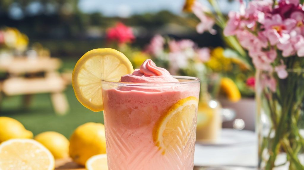 Easy Whipped Pink Lemonade Recipe (+ boozy option)