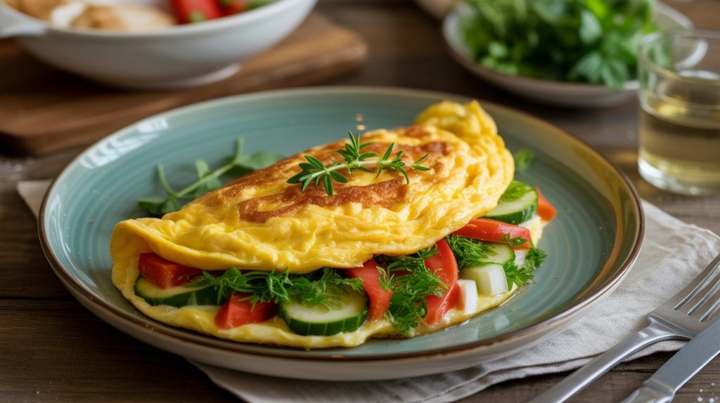 Savory Vegetable Omelet Recipe